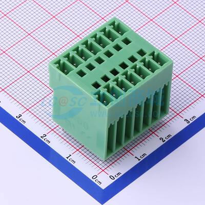 插拔式接线端子 KF2EDGVH-3.5-2*7P 插件,P=3.5mm 板端/插座-闭口