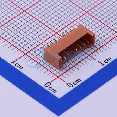 线对板针座 A1251WV-08P 插件,P=1.25mm 1x8P 直插 电子元器件