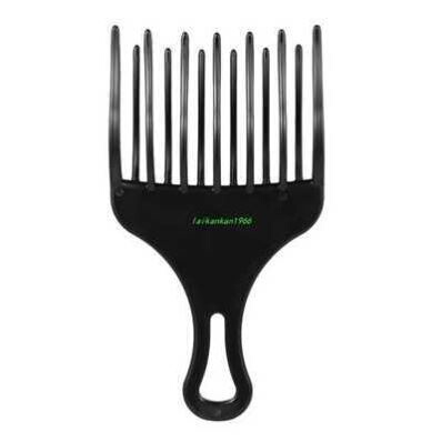 1pc insert afro hair pick comb wide comb teeth hair fork b