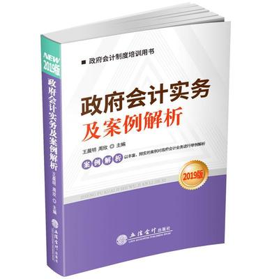 【正版】政府会计实务及案例解析（2019版） 王晨明、周欣
