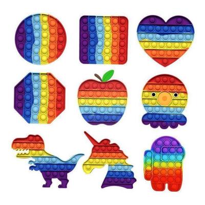 Fidget Sensory Toy Set Stress Relief Toys Push pop it cube