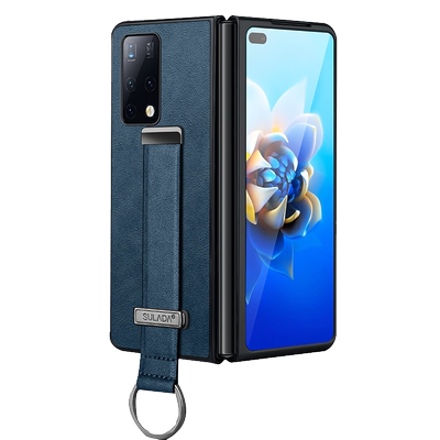 华为matex2真皮保护壳指环扣腕带