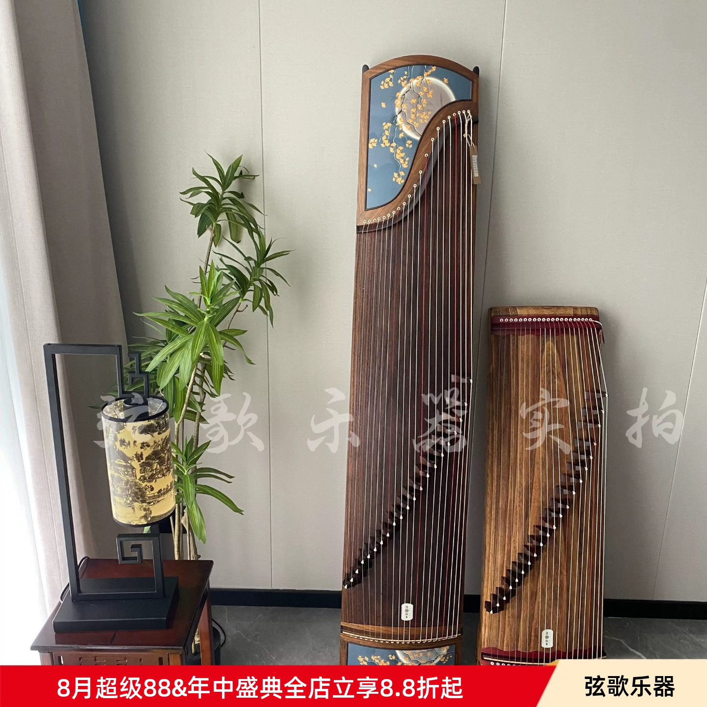 唐响初学入门1米小筝长安~唐响儿童初学成人专业演奏筝实木古筝
