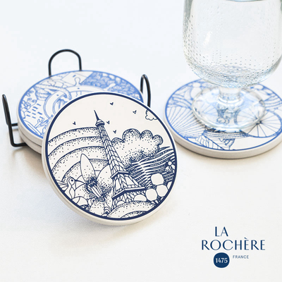 LAROCHERE吸水防滑法式杯垫
