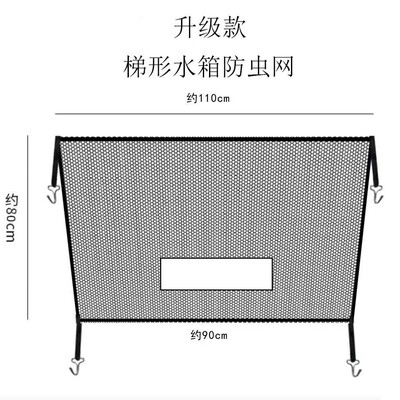 适用奔驰GLC300L/260L中网水箱防虫网升级卡扣固定保护网改装配件