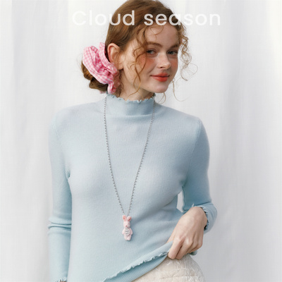 CLOUDSEASON雪酪色花边内搭