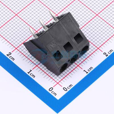 螺钉式接线端子1546074-3 插件,P=5.08mm 直插 黑色