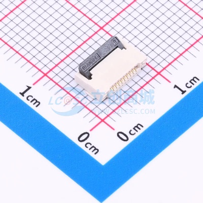 连接器8.01A0.009200 SMD,P=0.5mm,卧贴 9P 双侧触点/上下接