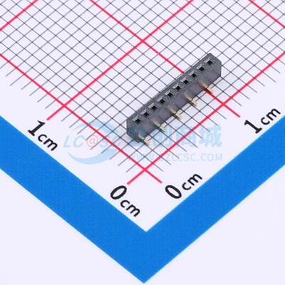 排母 CSCC118-1002A002C1AC SMD,P=1mm 1x10P 方孔 电子元器件配
