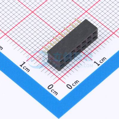 排母 B200M01-0B14P51-H43C28 插件,P=2mm 2x7P 方孔 电子元器件