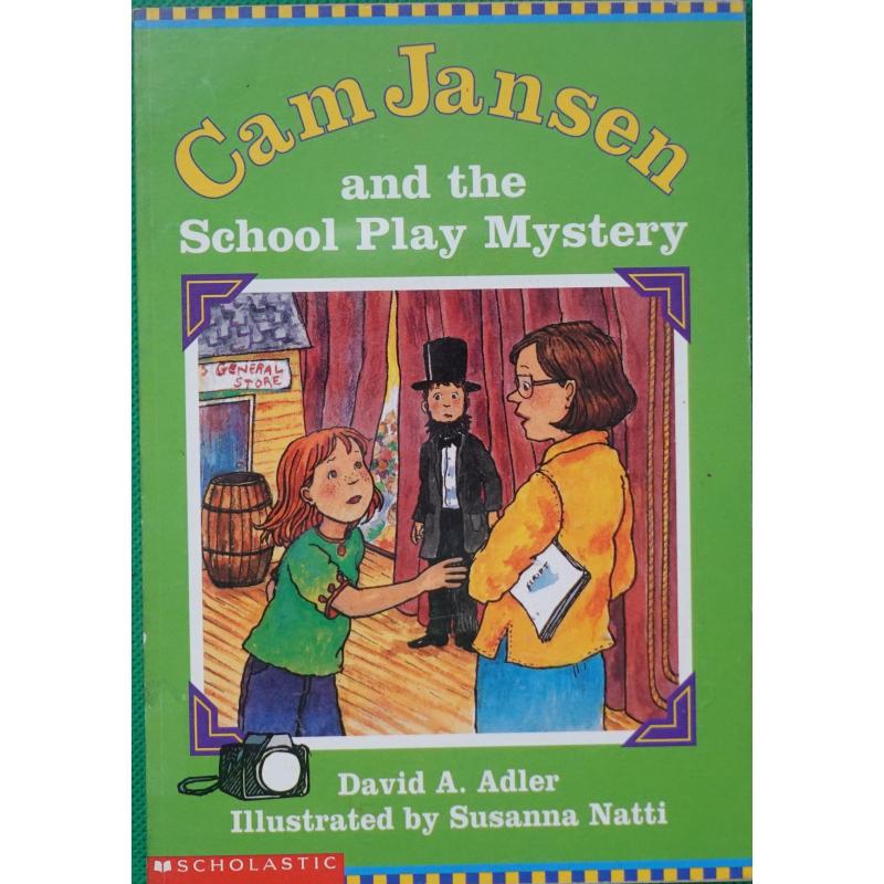 Cam Jansen and the School Play Mystery by David A. Adler平装Scholastic凸轮 ...
