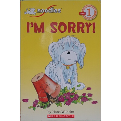 英文原版图书小狗Noodles道歉