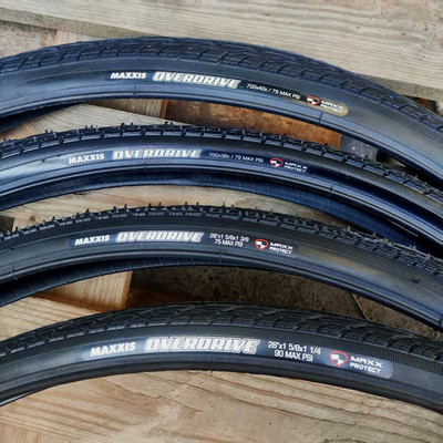 玛吉斯OVERDRIVE 28x1 5/8X1 1/4 防刺外胎28X1  3/8公路车半光胎