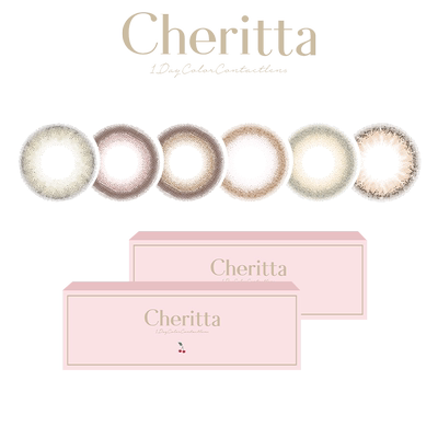 Cheritta美瞳女日抛彩色隐形近视眼镜10片装盒T-Garden【临期】