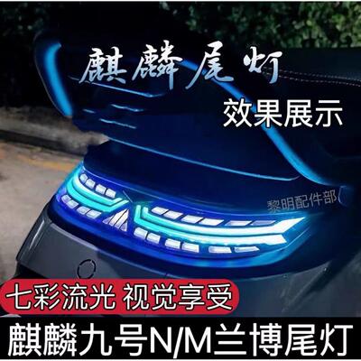适用九号尾灯麒麟直上n70c/n80c/n85c/5c/m95c/Nzmix /MZ/f90/f2z