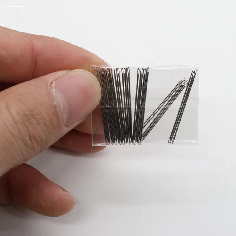 小眼钢针极短的手缝针刺绣针2.5cm/2.8cm手工缝纫针缝制双面羊绒