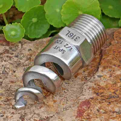 316L不锈钢螺旋喷嘴喷头 脱硫除尘降温喷淋1/2寸（4分）SS防堵塞