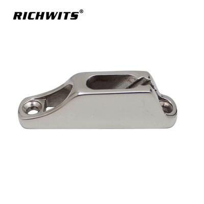 RICHWITS  不锈钢316 船用夹绳器 缓冲器 帆船限速器 Rope  Cleat