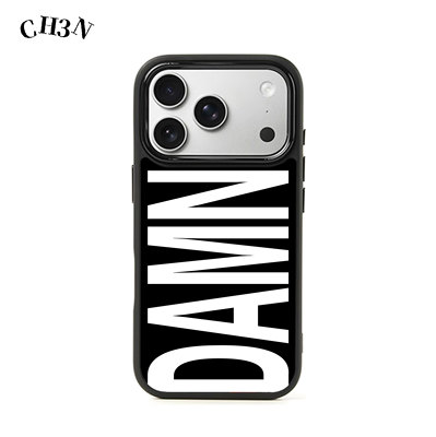 CH3N·DAMN适用iPhone17/16promax神甲手机壳简约15艺术防摔14小众13个性12黑框手机套创意ins苹果保护壳
