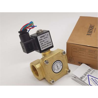 NBSZC神州0927400先导式高压水阀常闭1寸电磁阀1.6Mpa立式气阀