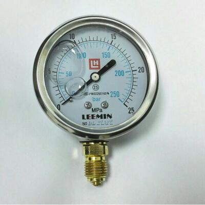 leemin 防震液压力表 Φ61mm 压力0-25mpa 250bar ytn-63-i G1/4