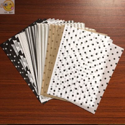 100Sheets/bag Tissue Paper Flower 14*21cm A5 Gift Packaging