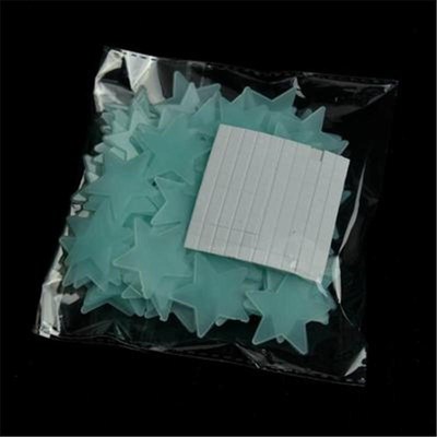 50pcs 3D Stars Glow Wall ers In The Dark Luminous Fluorescen