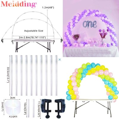 Wedding Balloon Arch Kit Table Arch Ballon Stand Column
