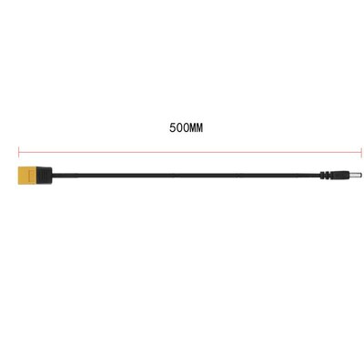 XT60 Male Bullet Connector To Male DC DC5525 Power Cable 5