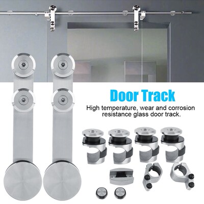 7.2ft Shower Room Sliding Door Rail Pulley Glass Door Hardwa