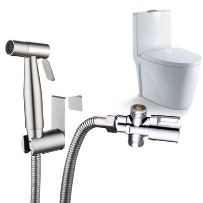 LASO Toilet Stool Bidet Faucet Sprayer Shattaf Hand Held To