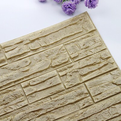 DIY 3D Background Brick PE Foam Wallpaper Panels Room Decal