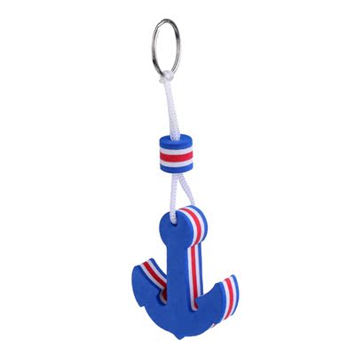 Boating Sea Fishing Water Floating Keychain Key Ring- Anchor
