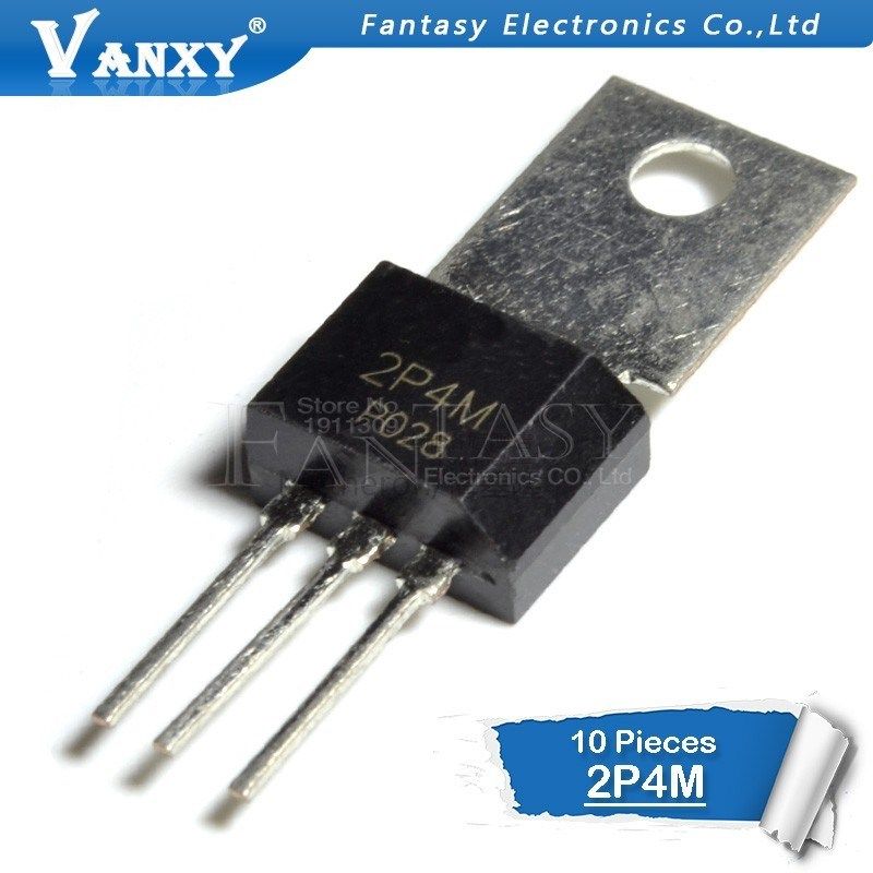 10PCS 2P4M TO-202 TO202 way SCR thyristors 2A 500V new and o_虎窝淘