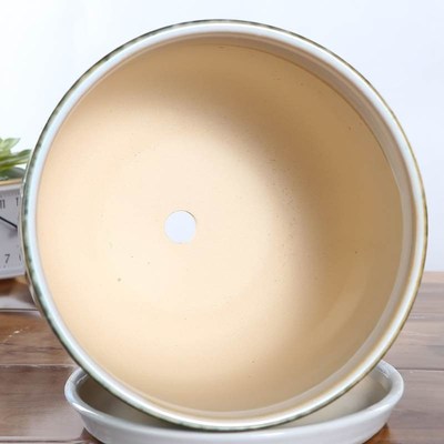 Large flower pot Chinese wind flower pot ceramic contracted