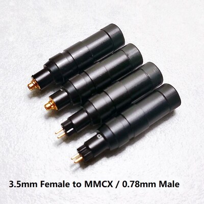 MMCX CIEM 2Pin 0.78mm Male to 2.5mm 3.5mm Female Mini Earpho