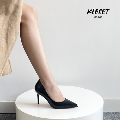 黑色pump爵士专用舞蹈鞋浅口短筒高跟鞋舞鞋软底短靴heels女