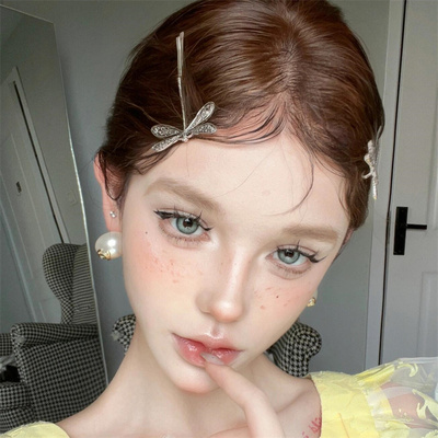 老友记Emily复古蜻蜓发夹