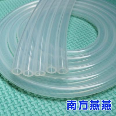 进口料硅胶管食品级7x10内径7mm外径10mm壁厚1.5mm无味高透明胶管