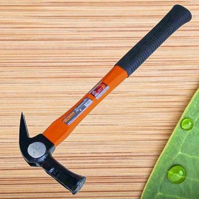 奥新木工工具拔钉锤榔头澳新羊角锤磁铁锤子防滑麻面鹤锤头双十一