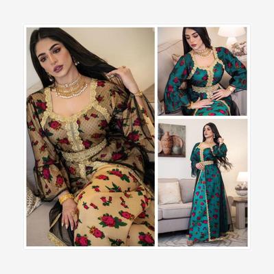 中东民族风印花刺绣花边