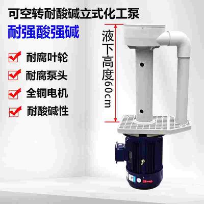 TSKP系列可空转立式化工泵60cm长槽内泵喷淋塔水泵5.5KW7.5KW11KW