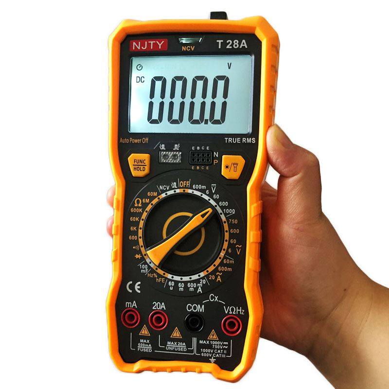。T28A数字万用表遥控检测电容测量 NCV感应电场背光灯_虎窝淘