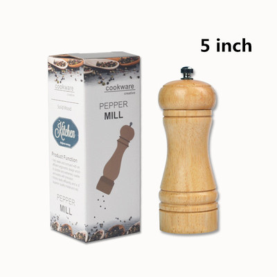 Pepper Salt Grinder Mill 5/8Inch Oak Wood 橡木海盐胡椒研磨器