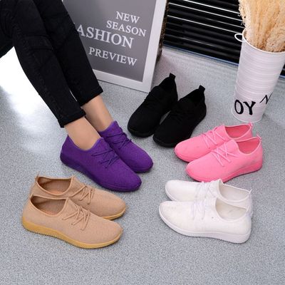 ladies sport shoes women casual shoes flat running shoes