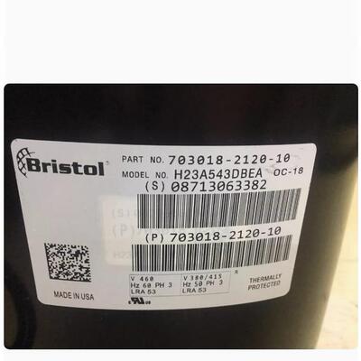 H23A543DBEA H2EB283ABCB H23A58QDBEA布里斯托压缩机H28A583DBEA