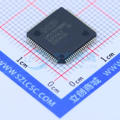 单片机(MCU/MPU/SOC) LPC1751FBD80.551 LQFP-80 安世 电子元器件