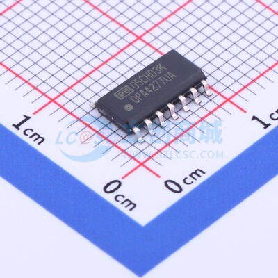 运算放大器 OPA4277UA SOP-14 TI/德州 电子元器件配单原装