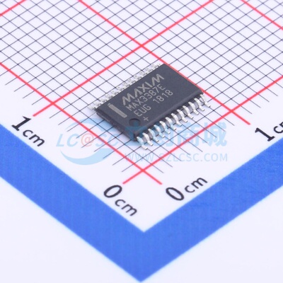 RS232芯片 MAX3387EEUG+ TSSOP-24 MAXIM(美信) 电子元件原装正品