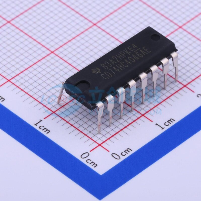 时钟发生器/频率合成器/PLL CD74HC4046AE PDIP-16 TI/德州 原装